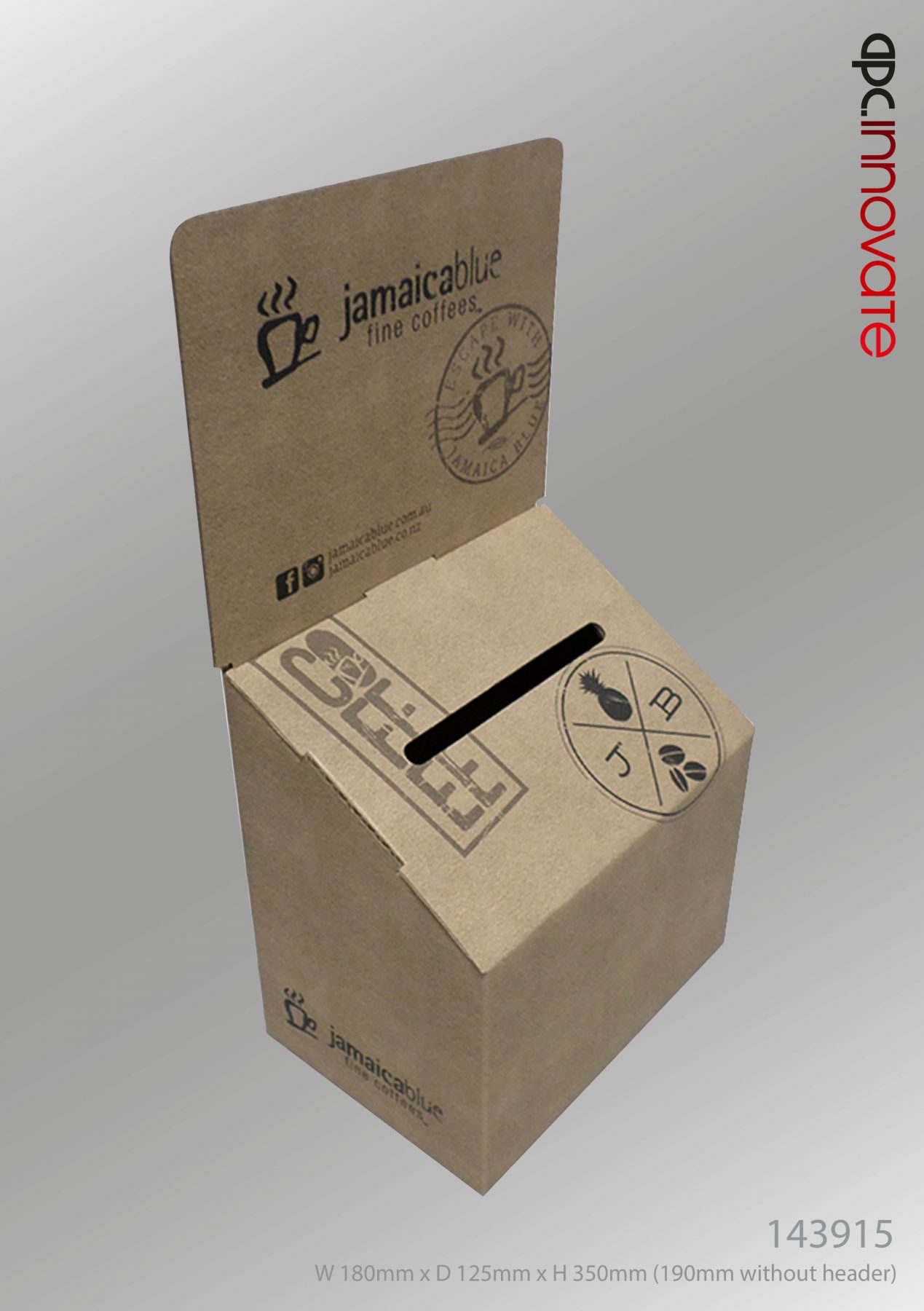 Get Free Standing Entry Form Box For Your Brand Promotions